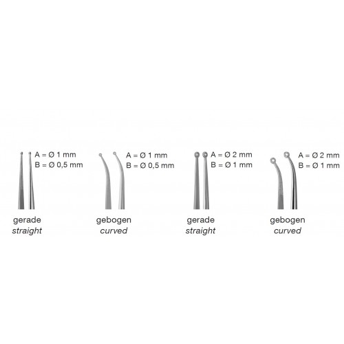 Micro Forceps, Round Handle, Ring Tip,Smooth