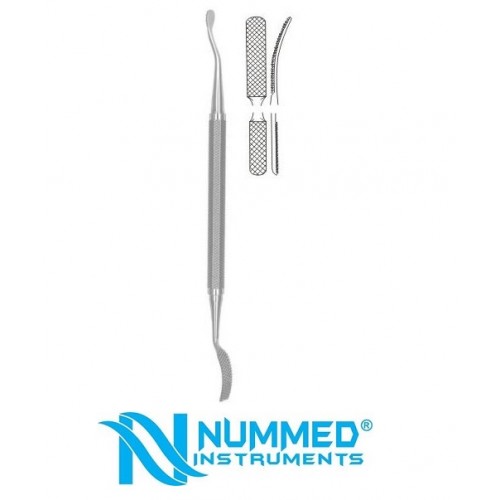 Miller-Colburn Nasal Rasp & Bone File Cross Serrated , 18 cm
